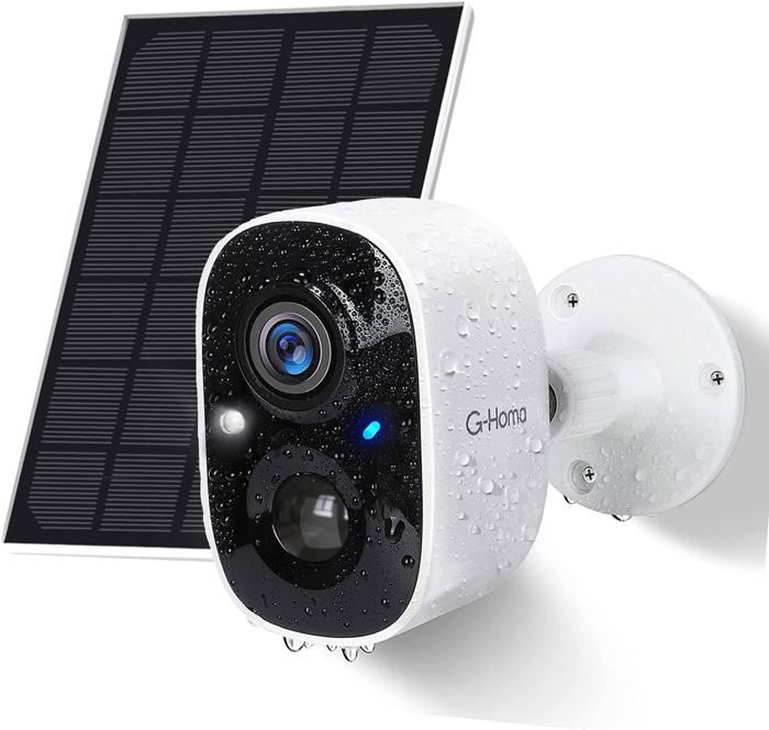 Caméra Surveillance WiFi Extérieure sans Fil Solaire Camera WiFi ...
