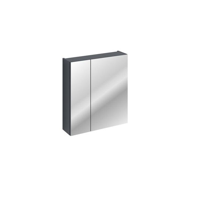 Cabinet miroir Rosario Deep blue - Bleu indigo - H 65 x L 60 x P 17 cm - Cdiscount Maison