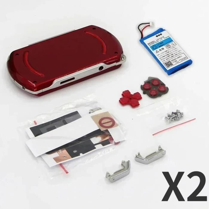 Rouge x2 - Boîtier complet multi-documents pour PSP Go, coque d ...