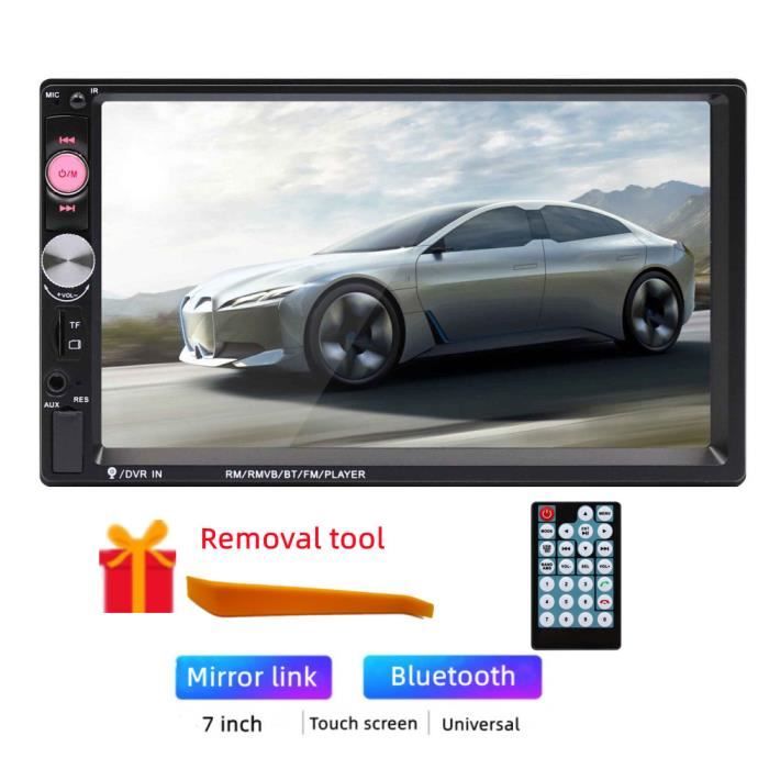 Aucun contrôle - Autoradio avec écran tactile 7 "HD, MP5, Bluetooth ...