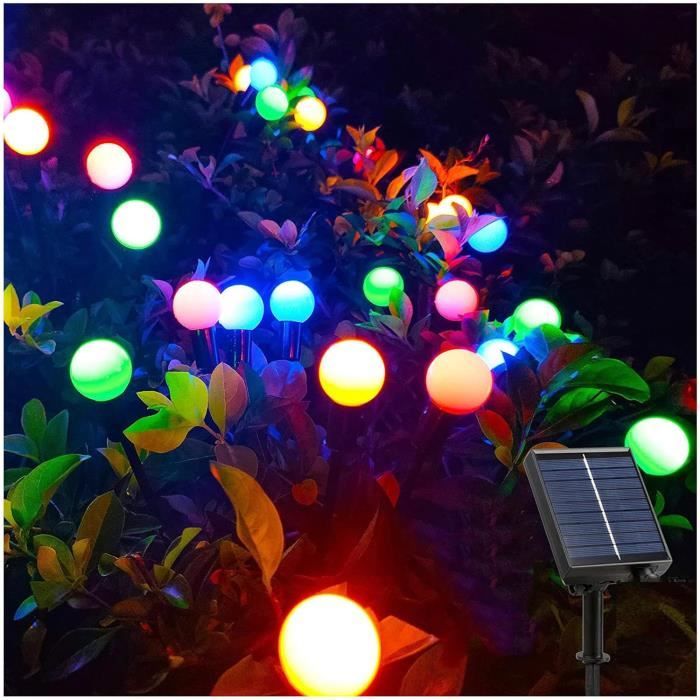 Lucioles Solaire Jardin - 4 Packs De 6 8 10 Led Luminaire Exterieur Solaire - Etanche Ip65 ...