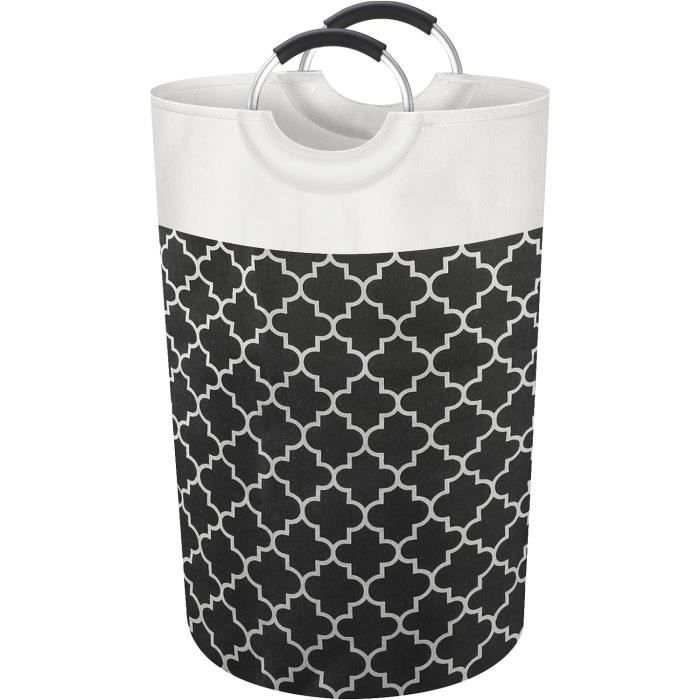 Paniers À Linge Pliable, 82L Laundry Hamper Basket Panier Avec Anse Sac ...