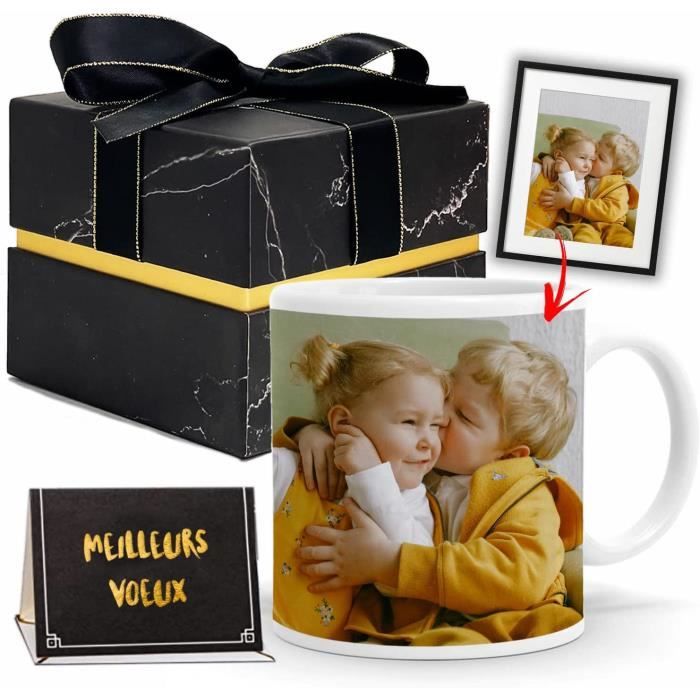 Tasse personnalisable, Mug personnalisé avec Texte et Photo, Tasse avec ...
