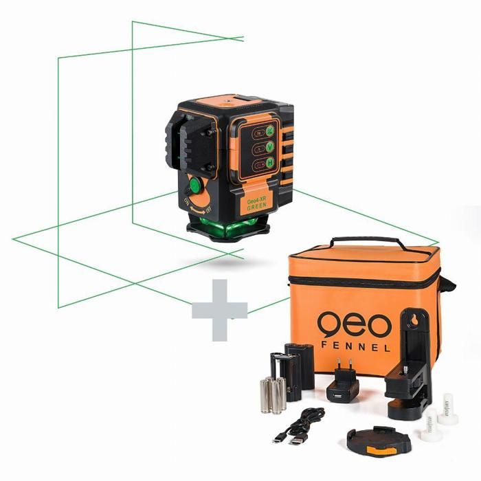 Laser multi-lignes Geo4-XR GREEN GEO FENNEL 533150 - ligne verte avec ...