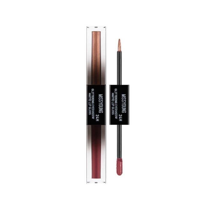 Eye-Liner - Crayon Khol Ombre À Paupières Double Tête Lip Gloss Matte ...