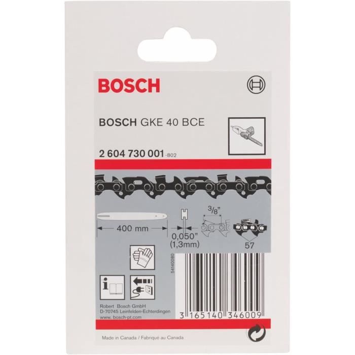Chaine de tronconneuse - BOSCH - GKE 40 BCE Professional - 400 mm ...