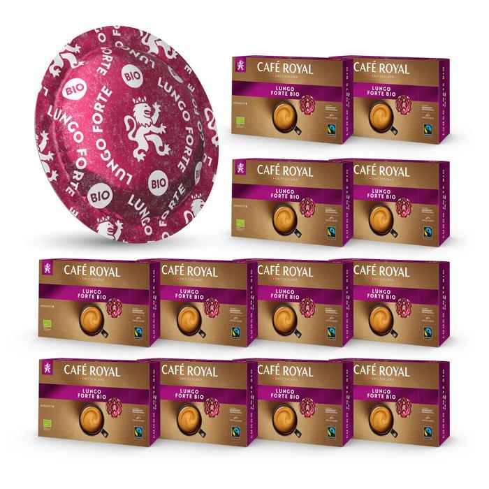 600 Capsules Compatibles NESPRESSO PRO® - CAFÉ LUNGO FORTE BIO ...