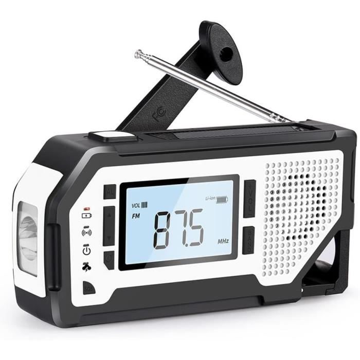 Radio Portables,Avec Écran Lcd Et Batterie Rechargeable 2000Mah Radio D ...