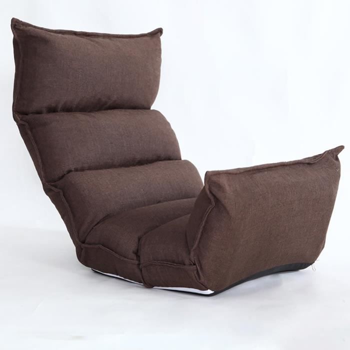Chaise De Sol Pliable 3 En 1 - Coussin De Sol Pliable Avec Dossier À ...