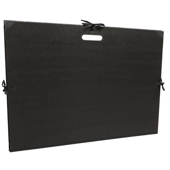 Carton à dessin - CLAIREFONTAINE - Kraft noir - 59x72 - Poignée ...