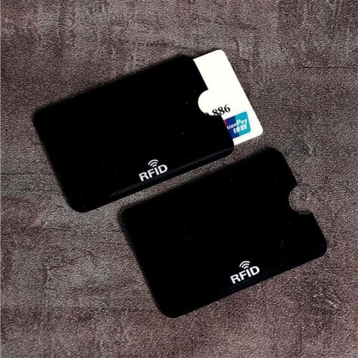Porte-Cartes A0HB9 10PCS Anti Rfid Bank Card Holder Metal NFC Blocking ...