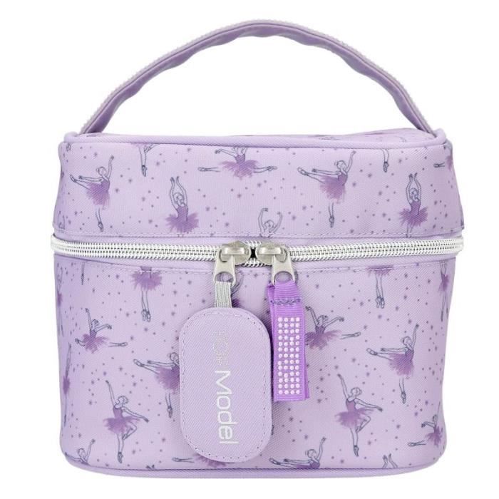 DEPESCHE 12239 TOPMODEL BALLET-TROUSSE DE BEAUTé EN VIOLET AVEC DES PI ...