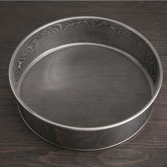 Qiilu Tamis à farine Manual Flour Sifter Stainless Steel Cooking Tool ...