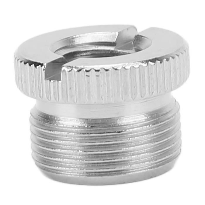 Qiilu 3/8 Female To 5/8 Female Mic Adapter, Mic Stand Adapter Durable ...