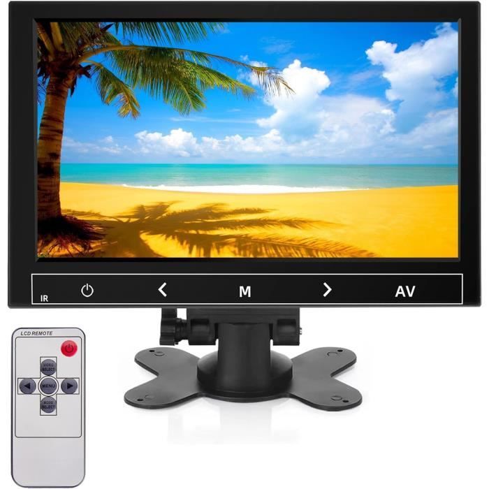 Mini Moniteur 7", Écran Raspberry Pi 1024X600, Écran Ips Avec Hdmi Usb Vga Av Bnc - Moniteur ...