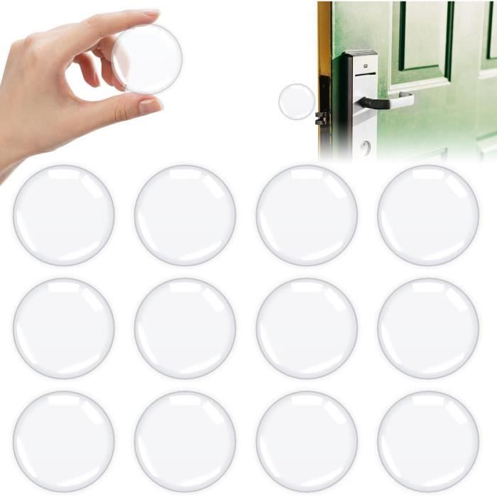 MSIHEY 12 Pièces Butée de Porte Adhésive Transparentes, 50×8mm ...