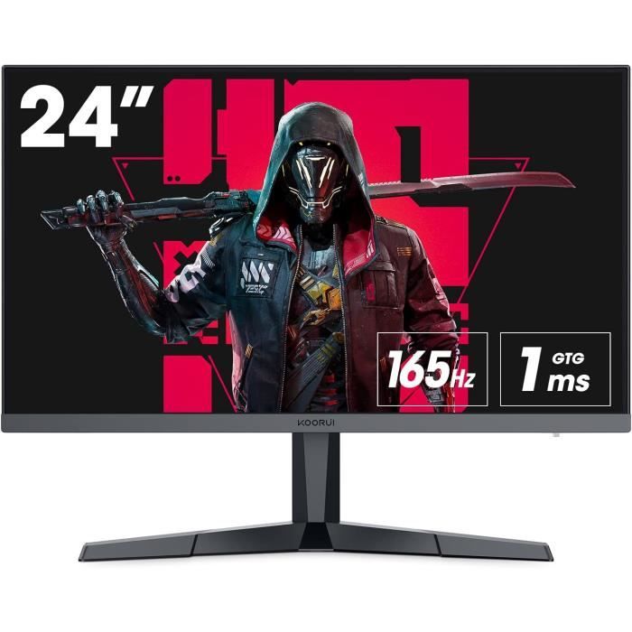 Ecran Pc Gamer 24 Pouces, 165Hz 1080P 1Ms Ips, Adaptive Sync, Moniteur ...