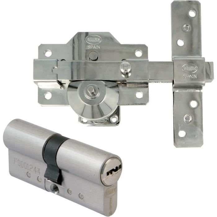 Verrou De Sécurité Multipoints Haute Résistance | Serrure Robuste Pour Porte Intérieure ...