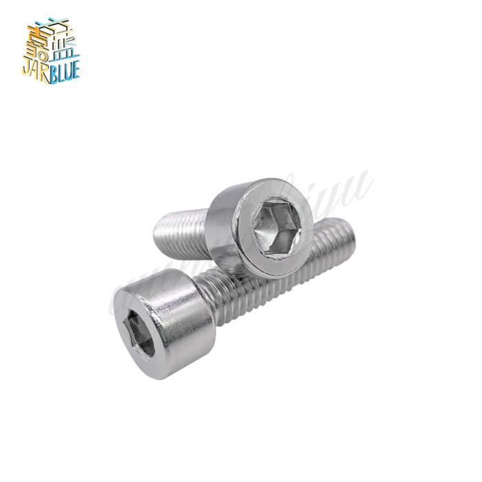 M4 x 20 pieces-20mm -Vis à tête hexagonale Allen en acier inoxydable ...