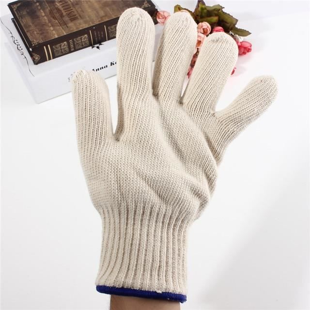 GANT DE CHANTIER,--Gants Double coton épais de haute qualité 500 ...