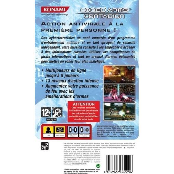 CODED ARMS CONTAGION / Jeu console PSP - Cdiscount Jeux vidéo