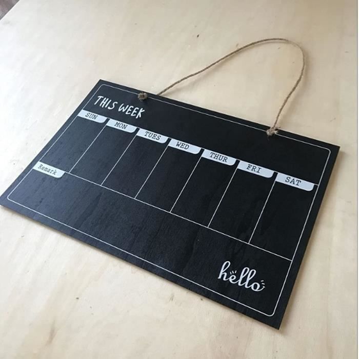 Mini Tableau Noir Tableau Noir Suspendu Décoratif en Bois Tableau de ...
