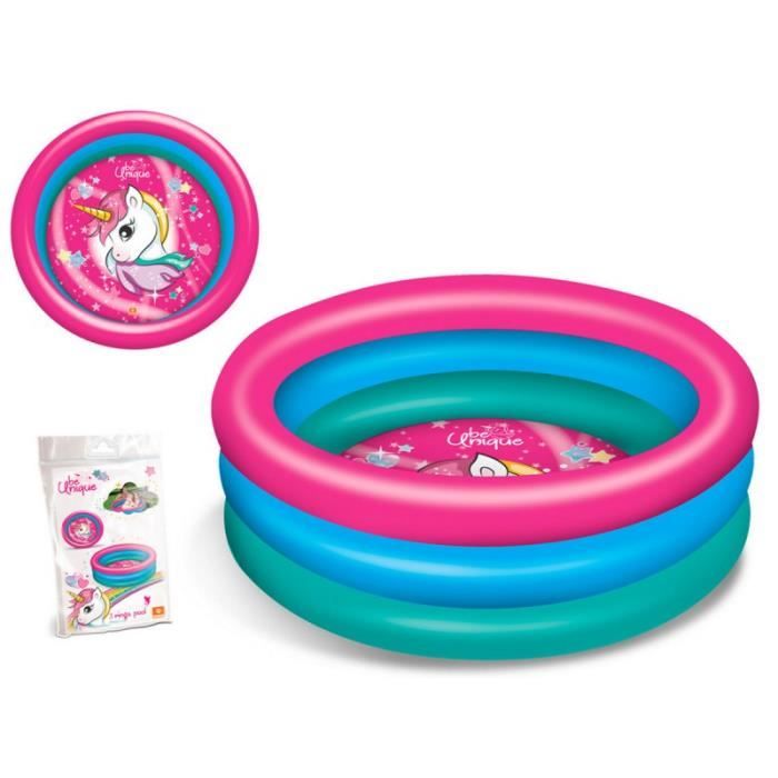 Piscine gonflable Licorne pour enfant - Mondo - 100 x 22 cm - PVC ...
