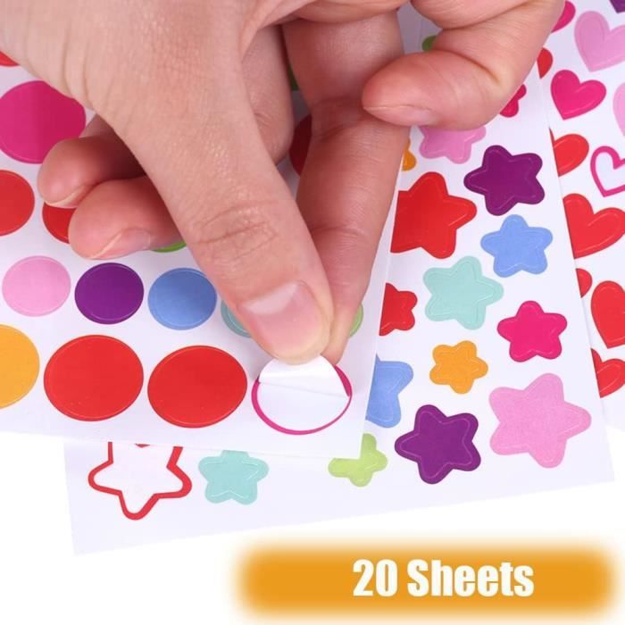 Gommettes, 20PCS Autocollants Enfants Bricolage Enfant Scrapbooking ...