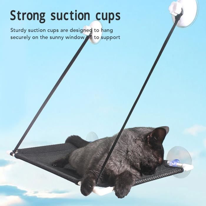 Hamac de fenêtre pour chat - SALALIS - Confortable et respirant ...