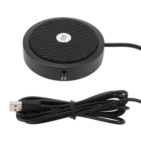 Dioche Microphone de conférence Microphone omnidirectionnel Plug and ...