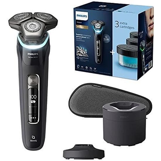 Rasoir Philips S9986/63 Series 9000 avec technologie Skin IQ, rasoir électrique 100 pourcent ...