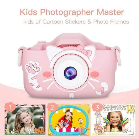 Activité-Appareil Photo Numérique pour Enfants 20MP Mini Camera à ...