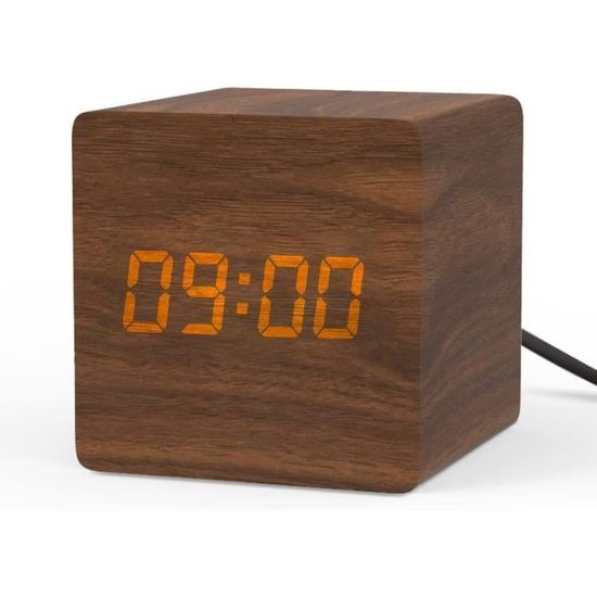 AboveClock Réveil Numérique, Réveil Matin, LED Horloge Digitale avec 3 ...