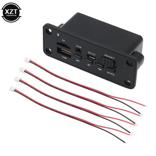 LECTEUR MP3,Black--Carte décodeur Bluetooth 5V MP3-WMA-WAV, Module ...