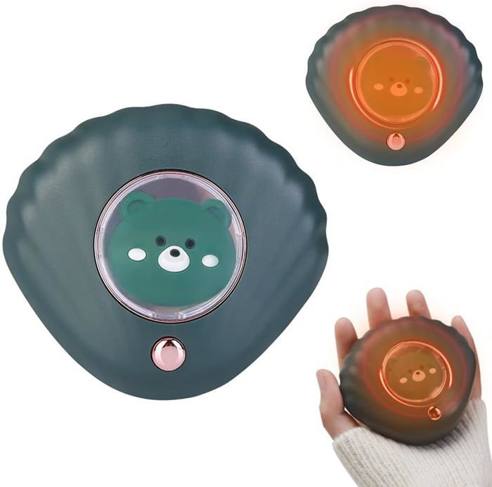 2 en 1 Chauffe Main Rechargeable,2400 mAh Chauffe-Mains électrique ...