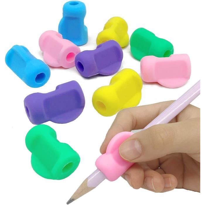 Lot De 10 Poignées De Crayon Pour Enfants - Porte-Stylo Ergonomique ...