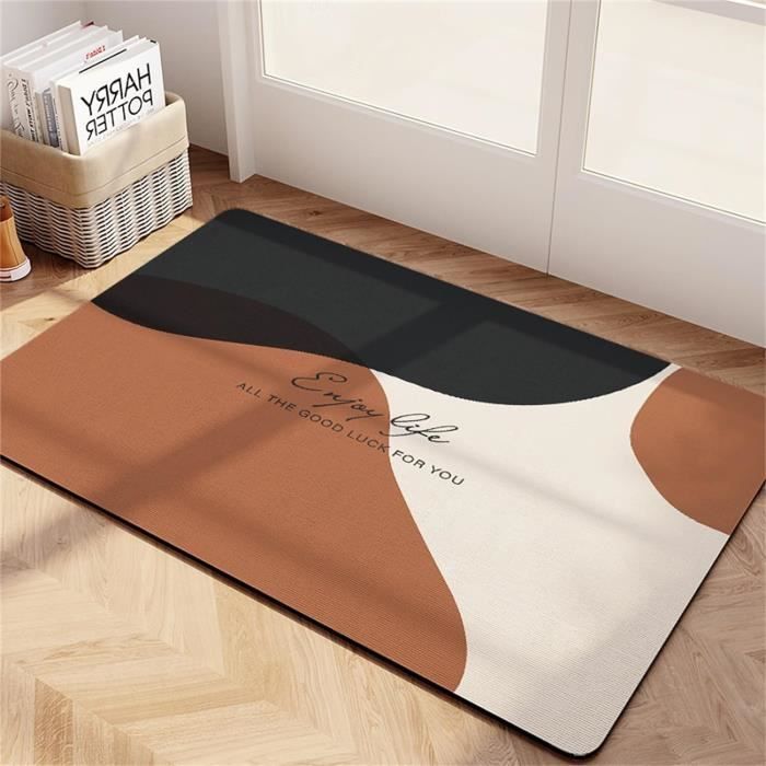 Carré Diatom Mud Tapis De Salle De Bain Douche Entrée Tapis Tapis De ...