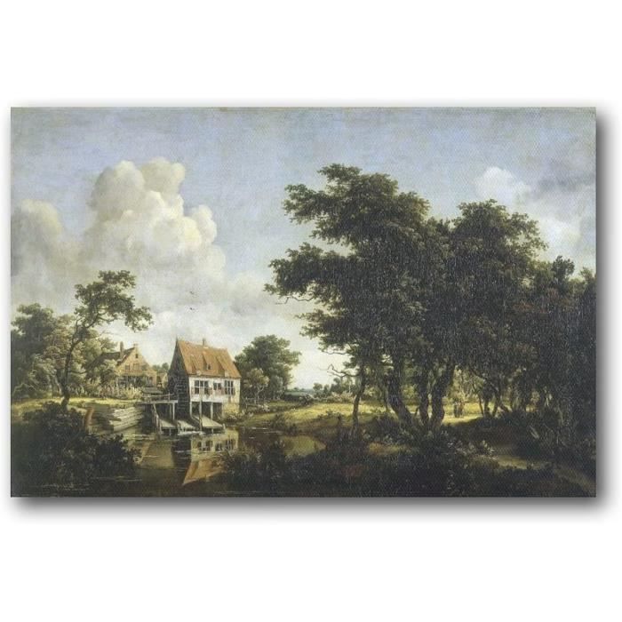 Meindert Hobbema Peinture À L'Huile Poster Paysage Campagne 5 Poster ...