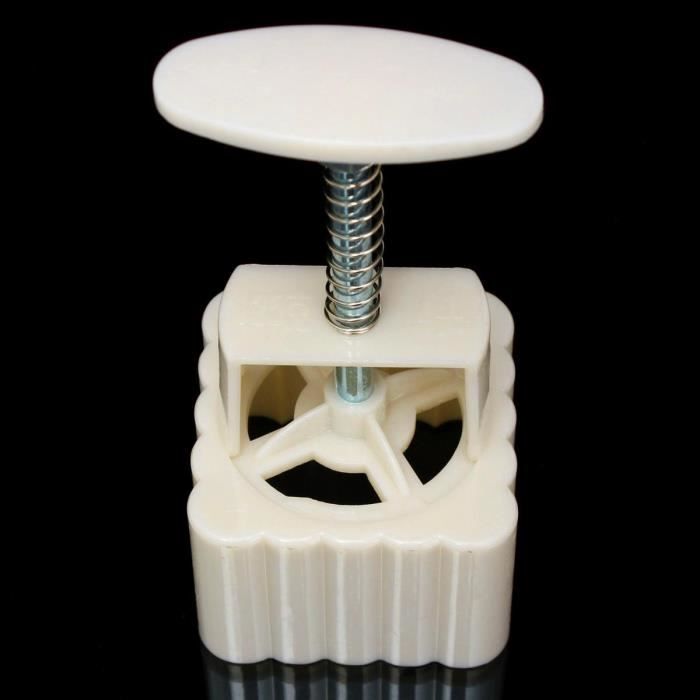 125g Square Mooncake Mold Moon Cake Decoration Mould 1Flower Stamp DIY ...