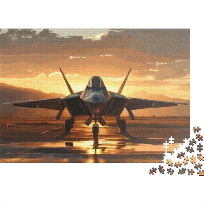 Puzzle Jet Fighter 500 Pièces, Puzzle Créatif Rectangulaire, Grande ...