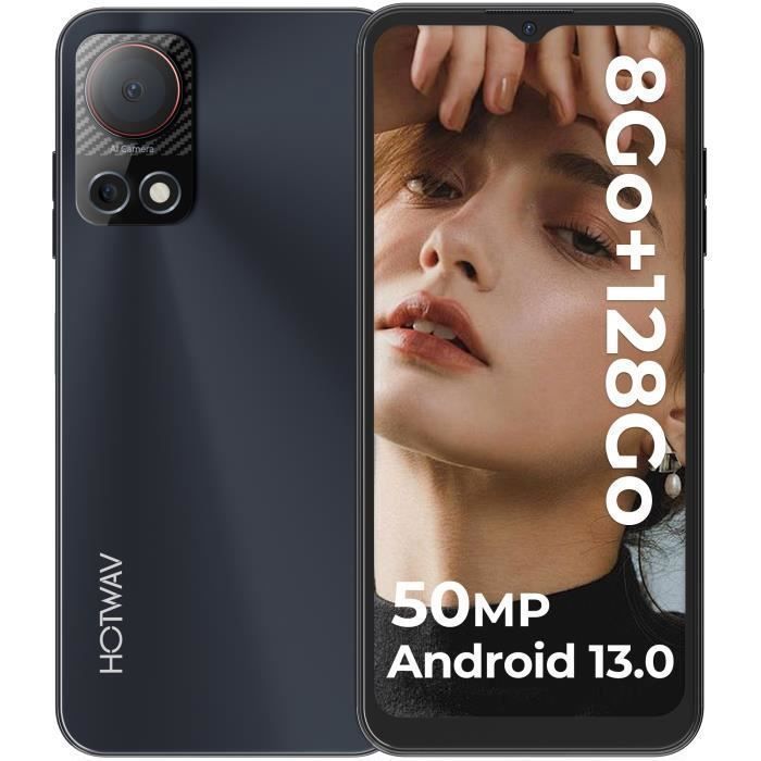 HOTWAV Note 13 Smartphone Pas Cher 6.6'' HD+ 5160mAh 4Go + 128Go Caméra ...