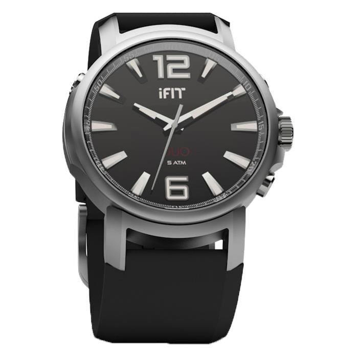 IFIT Montre connectée Duo Tracker d'activité Ronde Homme - Cdiscount Sport