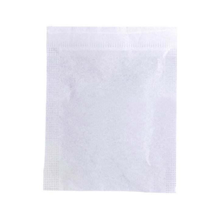 100 pcs sachets de thé vides chaîne thermosoudable filtre papier herbe sachet de thé en vrac k9 ...