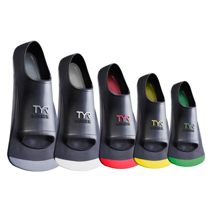 Palmes de natation TYR Burner fins 2.0 - noir/multicolore - 38/40 ...