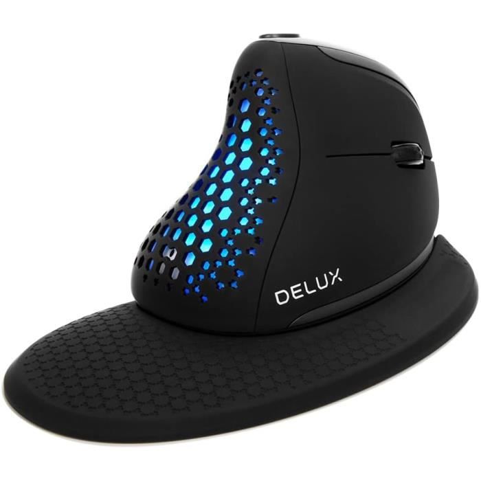 Seeker Souris Ergonomique Sans Fil Avec Écran Oled Et Roue À Pouce ...