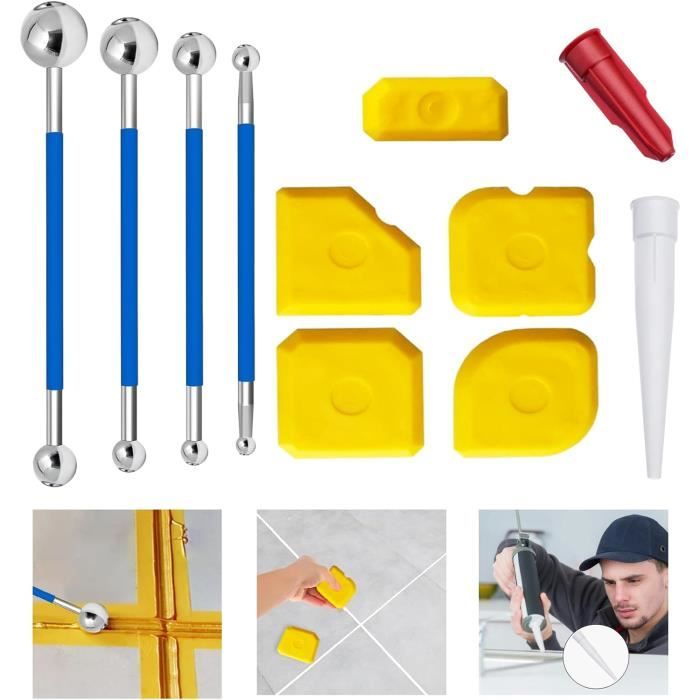 Outils De L'Enlève Joint Grattoir Joint Carrelage 13Pièces Pour Lissage ...