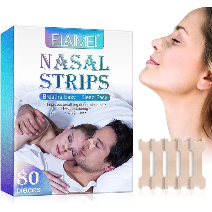 Bande Nasale Anti - Ronflement Sans Médicaments, Bande Nasale Ultra ...