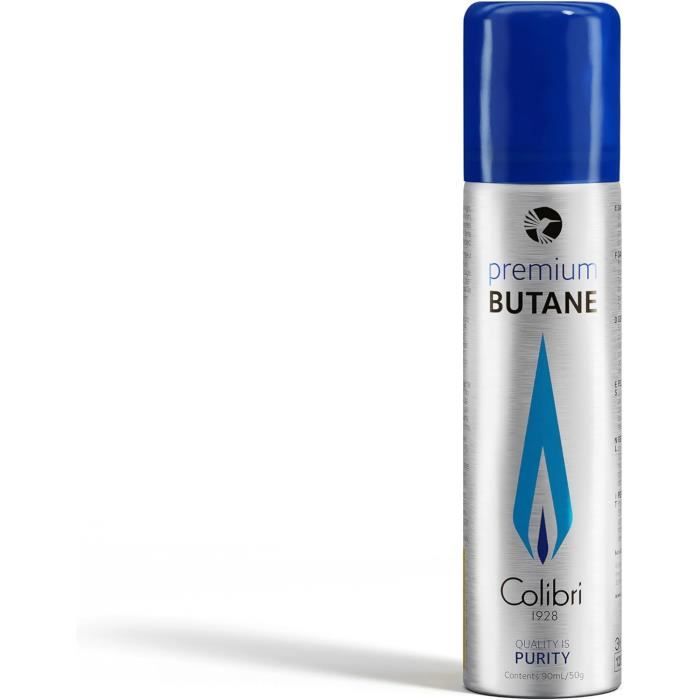 \ Gaz Butane 90 Ml Pour Recharger Briquets, Chalumeaux De Cuisine, Etc ...