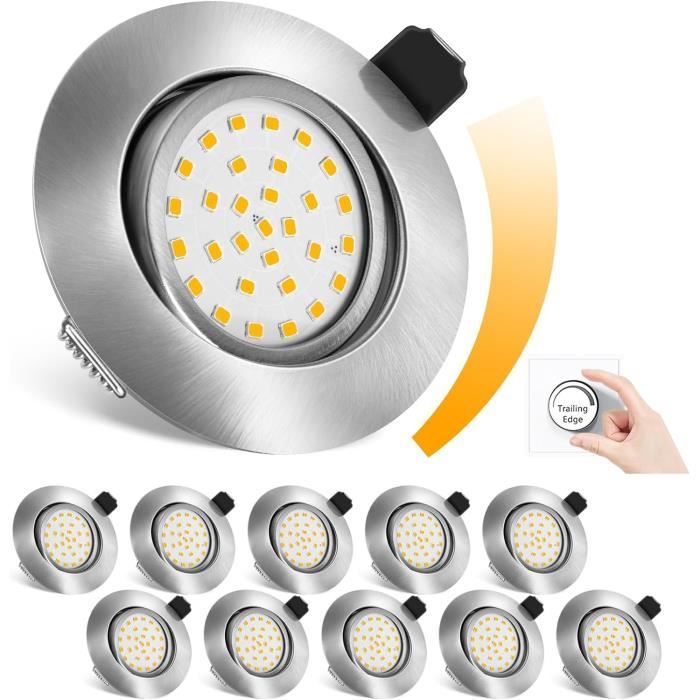 Spot LED Encastrable Orientables Exclusive Dimmable10x5W Éclairage ...