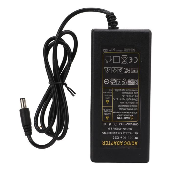 XIJ Adaptateur secteur 12 V 6 A Adaptateur d'alimentation 12V 6A ...